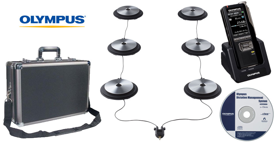 Professional Olympus Conference Recording Kit