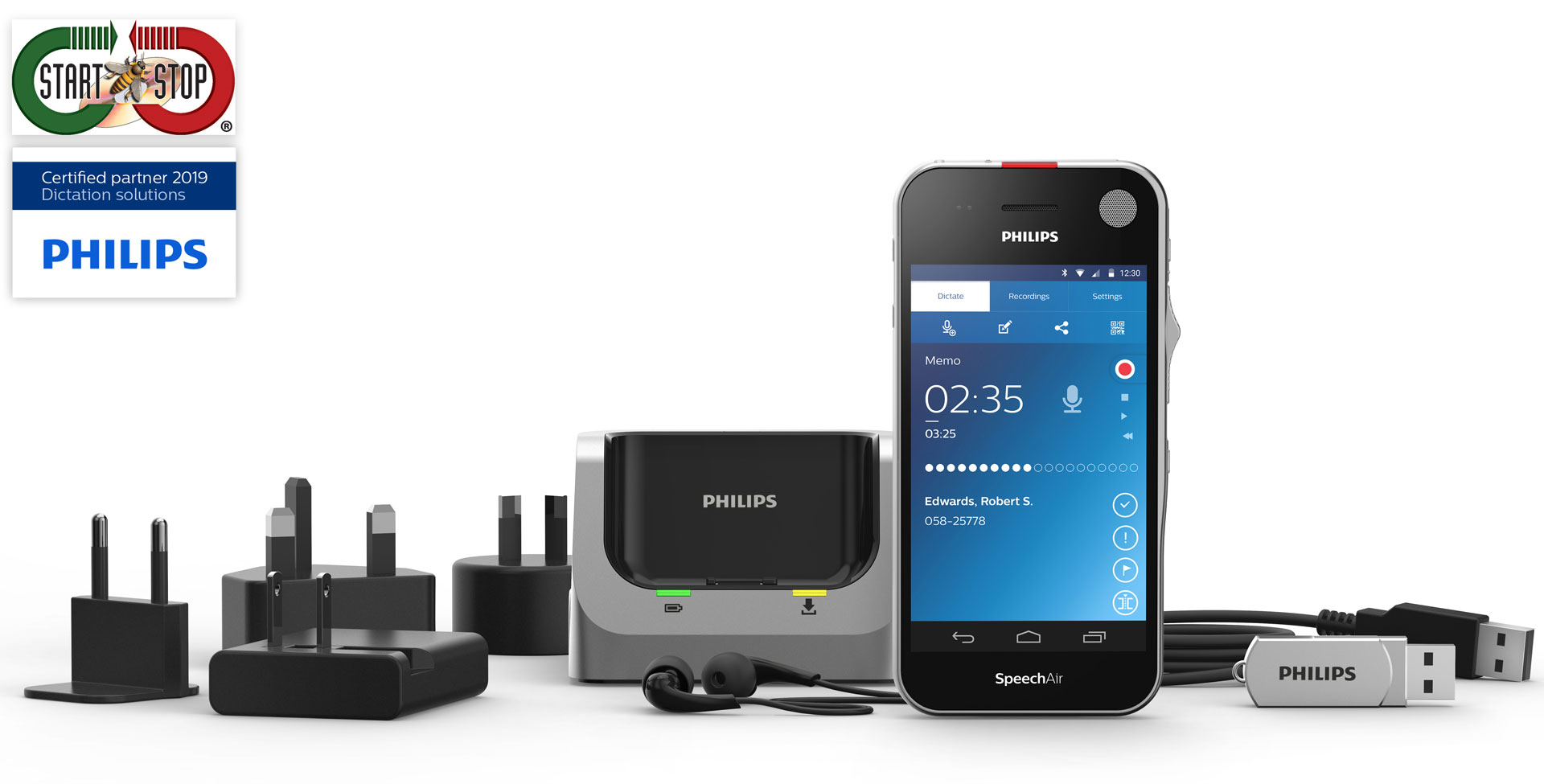 Philips SpeechAir Smart Voice Recorder | Free Shipping Free Concierge ...